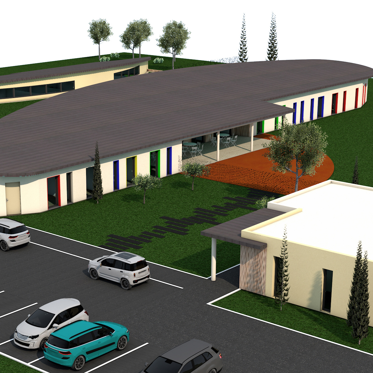 Construction de 2 IME pour jeunes et enfants autistes - Vindry Architecture